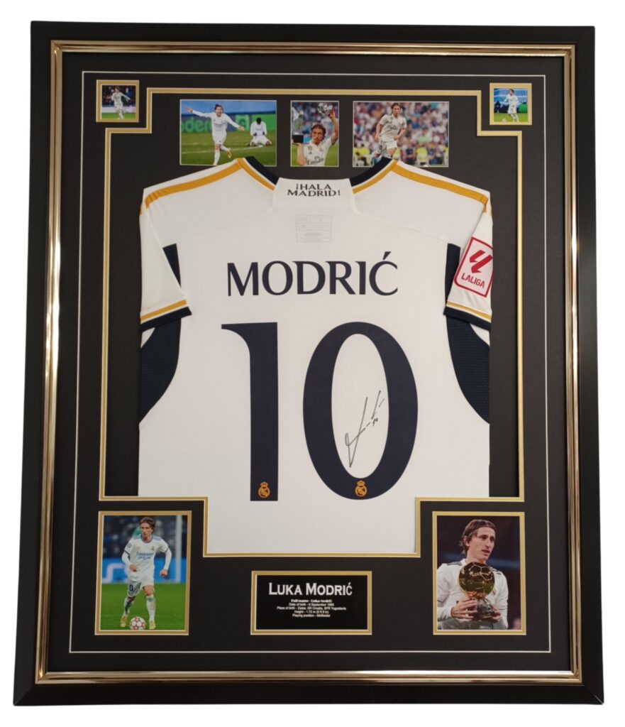 MADRID Legend Luka Modric Signed Shirt – Signed Memorabila Shop