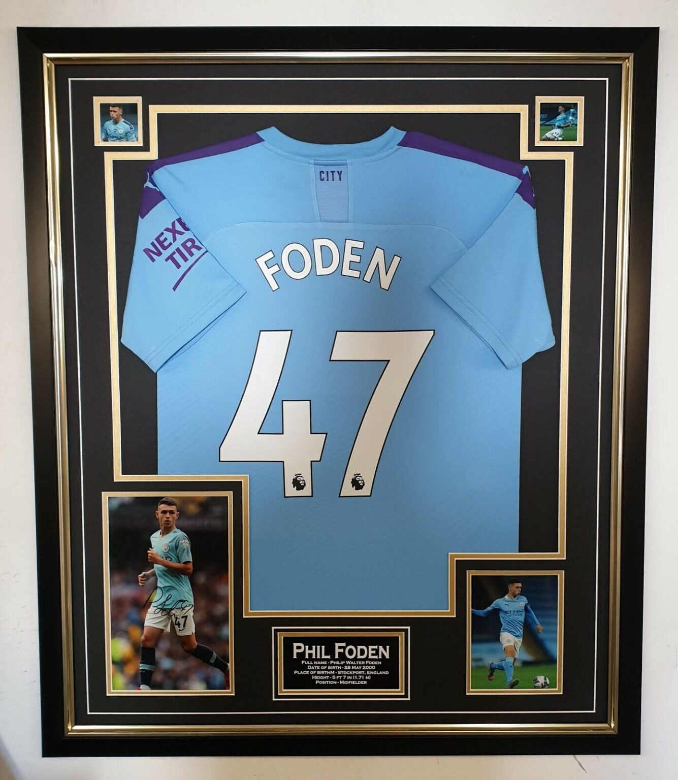 Phil Foden of Manchester City Signed Photo with Shirt – Signed ...