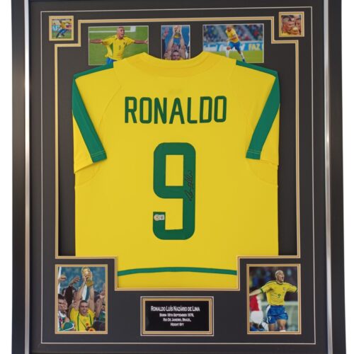 Ronaldo R9 of BRAZIL Signed Shirt – Signed Memorabila Shop