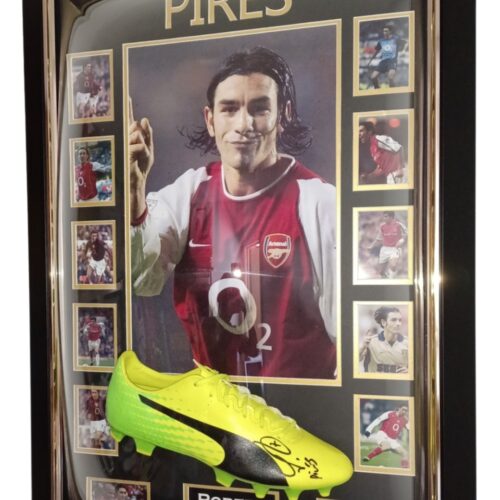 Invincible Robert Pires Signed Football Boot – Signed Memorabila Shop
