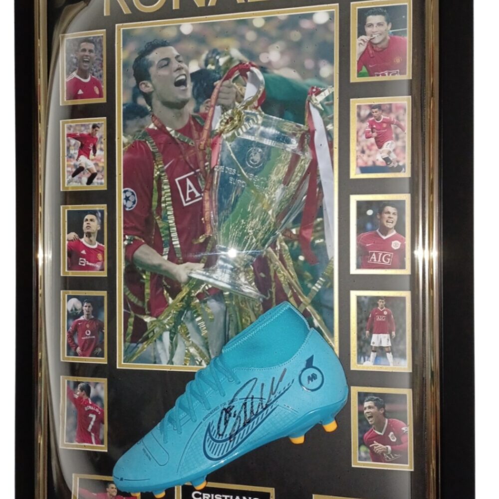 Cristiano Ronaldo of United Signed Football Boot – Signed Memorabila Shop