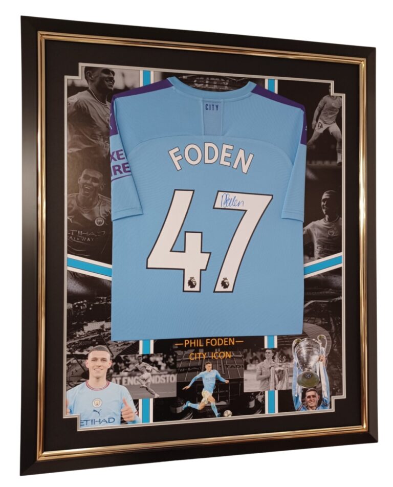 Phil Foden of Manchester City Signed Shirt – Signed Memorabila Shop