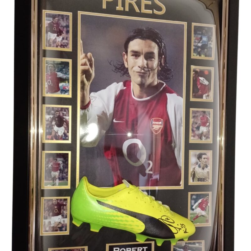 Invincible Robert Pires Signed Football Boot – Signed Memorabila Shop