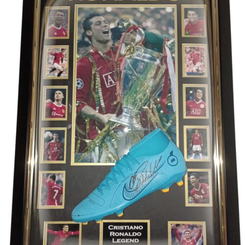 Cristiano Ronaldo of United Signed Football Boot – Signed Memorabila Shop