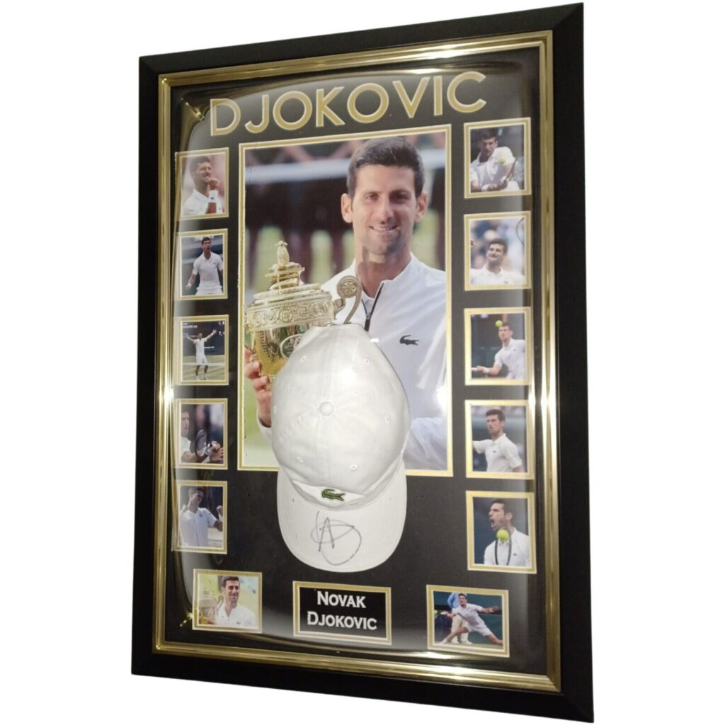 Novak Djokovic Signed Tennis Cap – Signed Memorabila Shop
