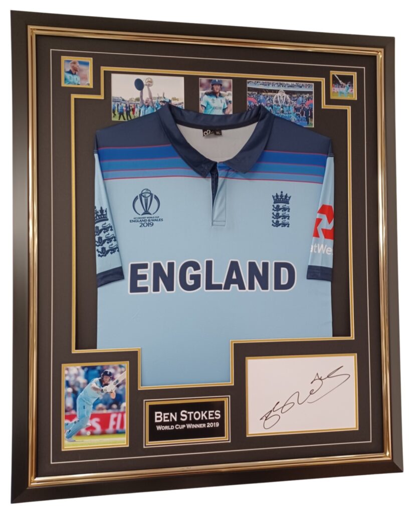 England Cricket Star Ben Stokes signed Photo with Shirt – Signed ...