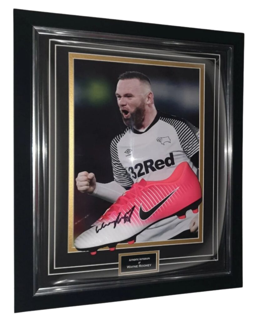 Wayne Rooney Derby Signed Football Boot – Signed Memorabila Shop