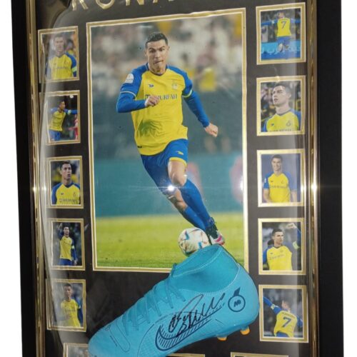 Cristiano Ronaldo of Al Nassr Signed Football Boot – Signed Memorabila Shop
