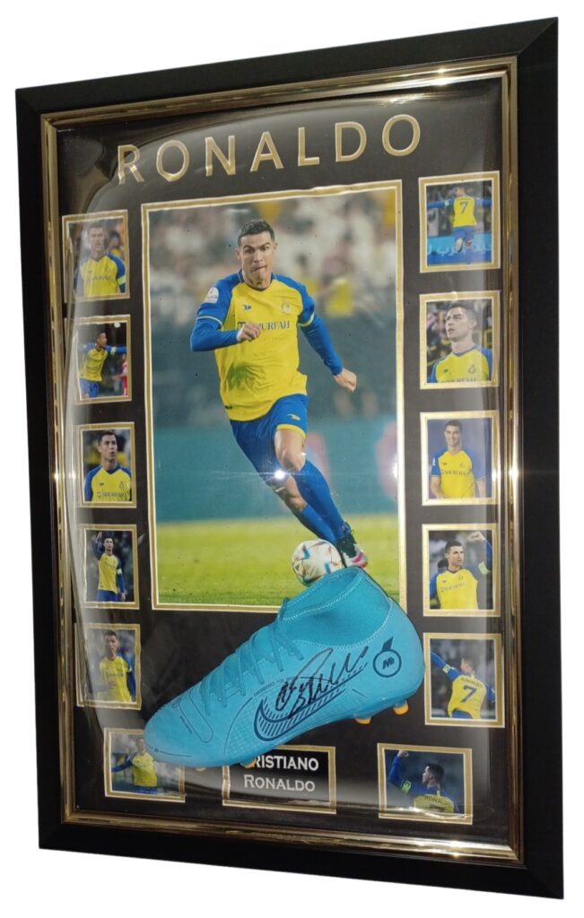 Cristiano Ronaldo of Al Nassr Signed Football Boot – Signed Memorabila Shop