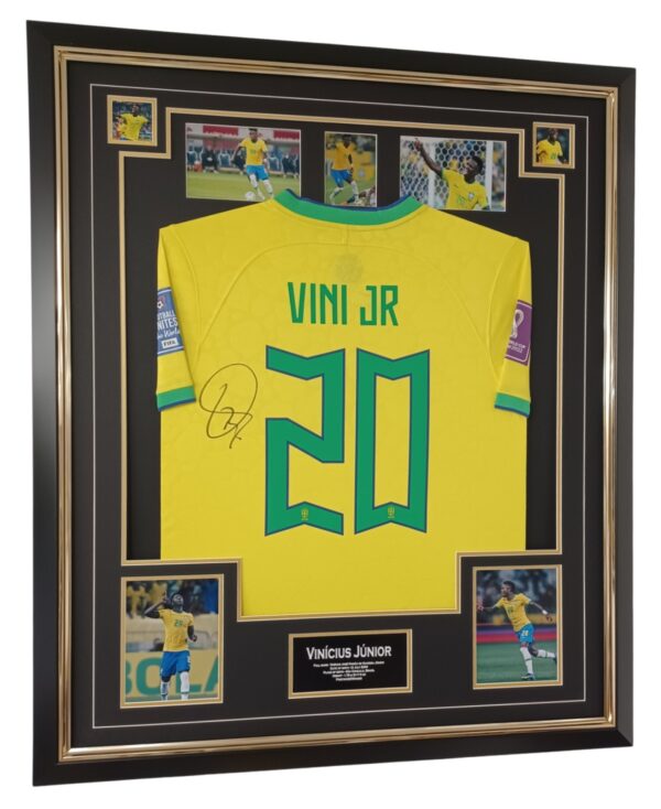 Brazil Brasil Star Vinicius Jr VINI JR Signed Shirt – Signed Memorabila ...