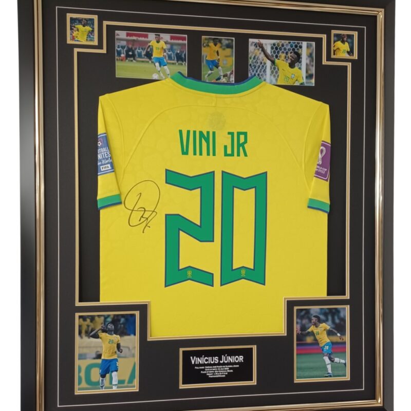 Brazil Brasil Star Vinicius Jr VINI JR Signed Shirt – Signed Memorabila ...