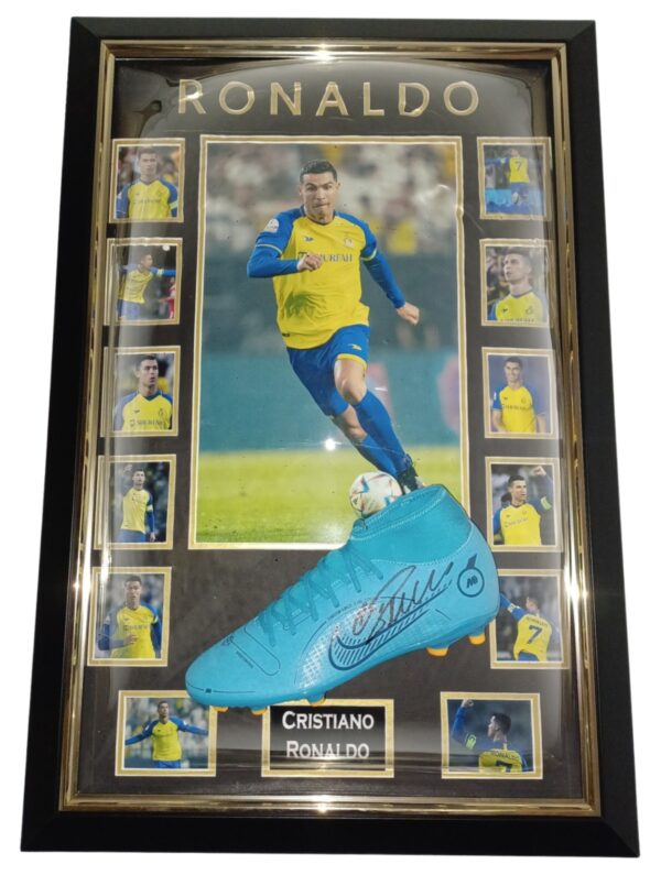 Cristiano Ronaldo of Al Nassr Signed Football Boot – Signed Memorabila Shop