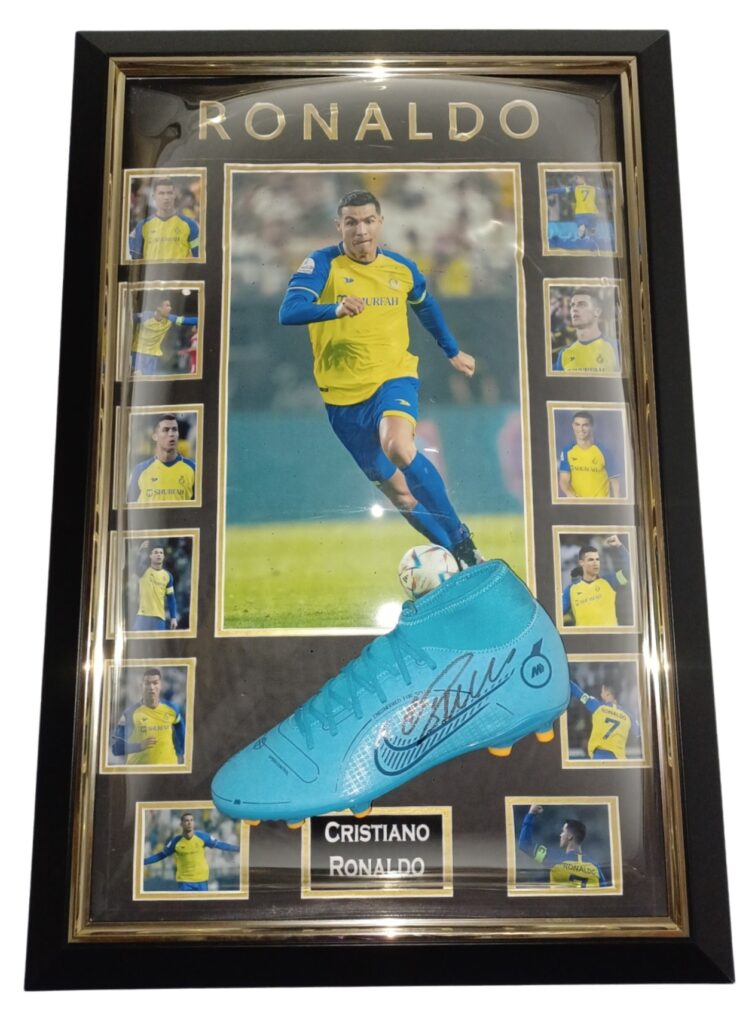 Cristiano Ronaldo of Al Nassr Signed Football Boot – Signed Memorabila Shop