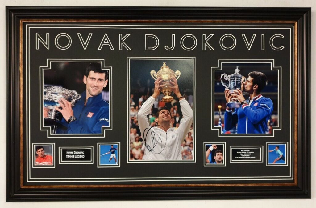 Novak Djokovic Signed Photo – Signed Memorabila Shop