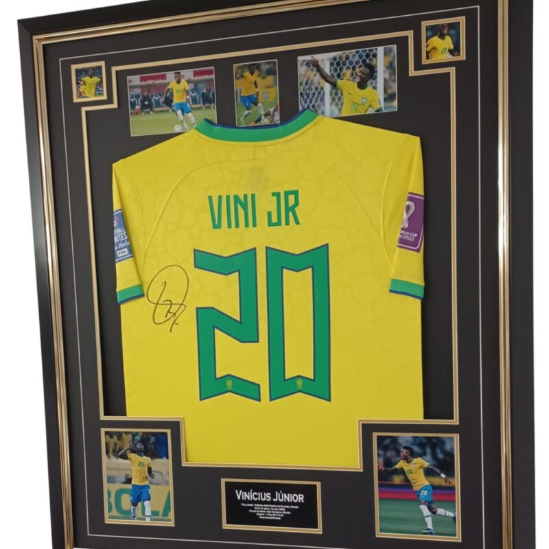 Brazil Brasil Star Vinicius Jr VINI JR Signed Shirt – Signed Memorabila ...