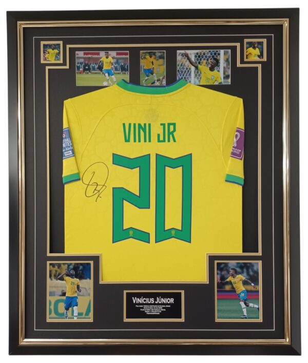 Brazil Brasil Star Vinicius Jr VINI JR Signed Shirt – Signed Memorabila ...