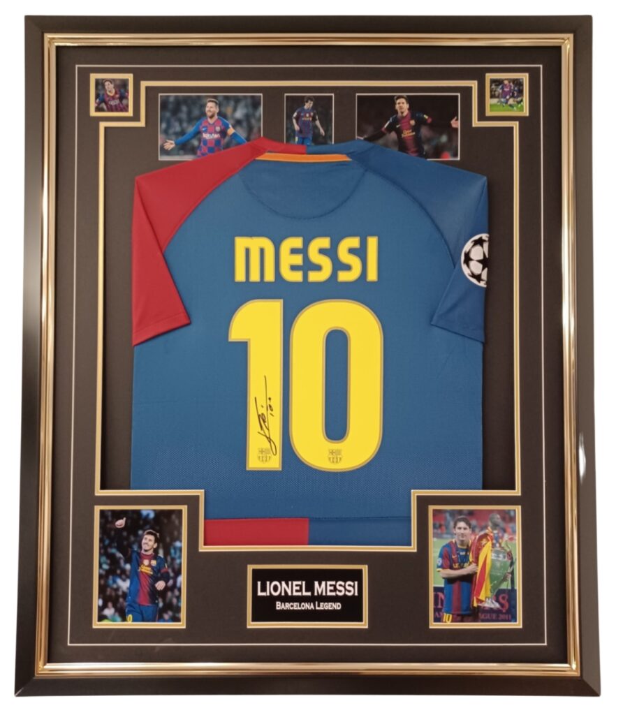 Barcelona Legend Lionel Messi signed shirt | Signed Memorabila Shop ...