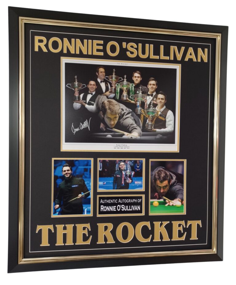 Ronnie O’ Sullivan Signed Photo – Signed Memorabila Shop