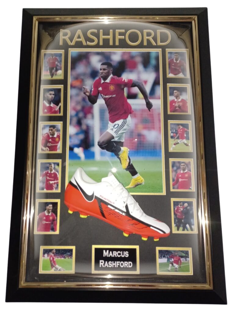 Marcus Rashford of Manchester United Signed Football Boot – Signed ...