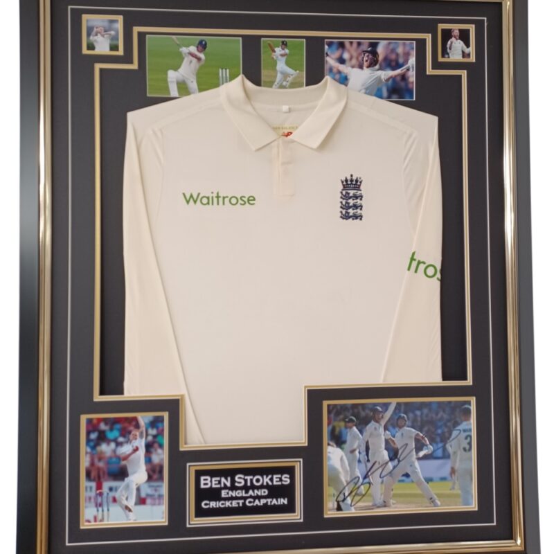 England Cricket Star Ben Stokes signed Photo with Shirt – Signed ...