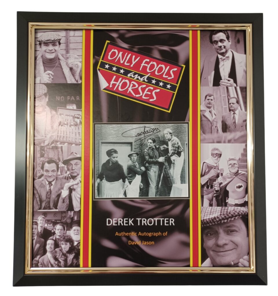 David Jason Derek Trotter Only fools and Horses Signed Del Boy Photo ...