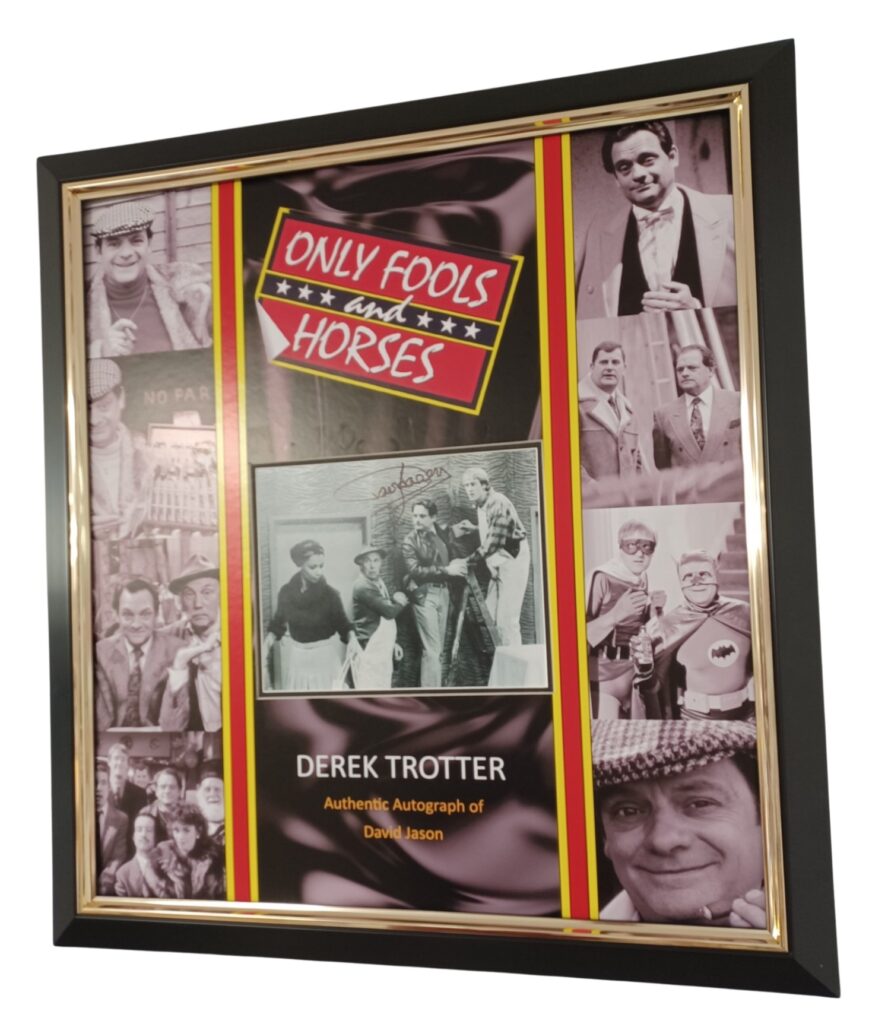 David Jason Derek Trotter Only fools and Horses Signed Del Boy Photo ...