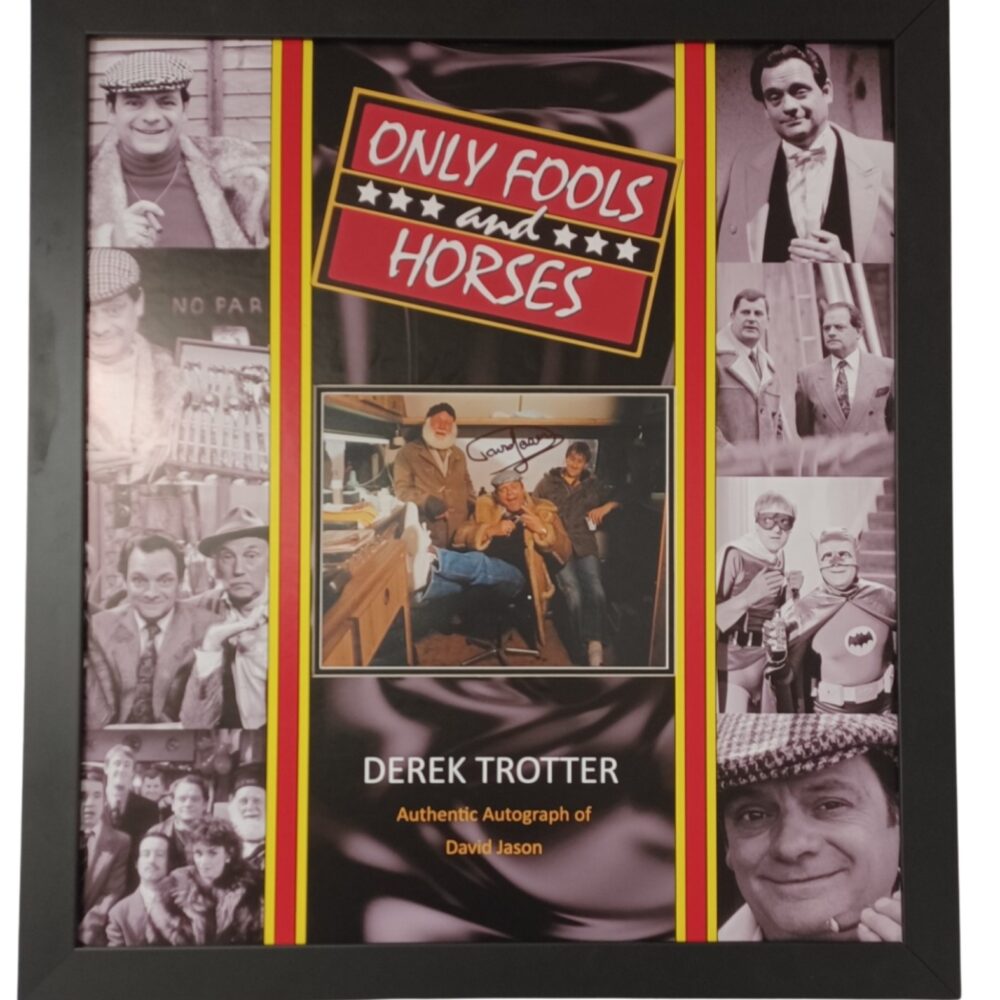 David Jason Derek Trotter Only fools and Horses Signed Del Boy Photo ...
