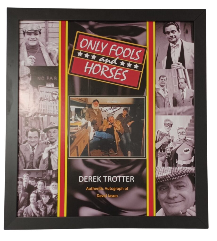 David Jason Derek Trotter Only fools and Horses Signed Del Boy Photo ...