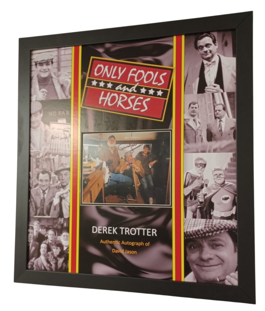 David Jason Derek Trotter Only fools and Horses Signed Del Boy Photo ...
