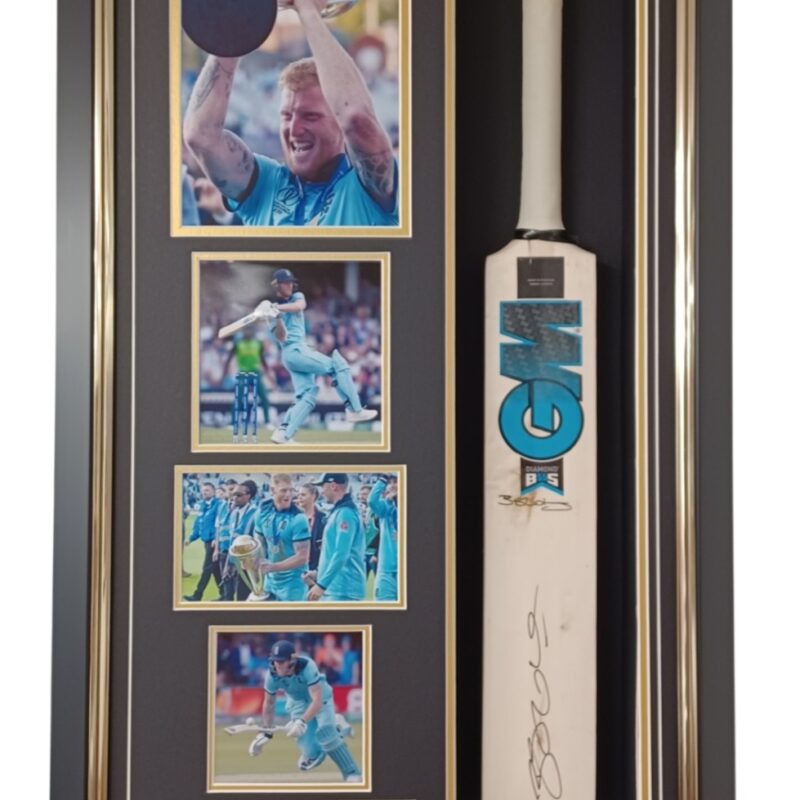 England Cricket Star Ben Stokes signed Cricket Bat – Signed Memorabila Shop