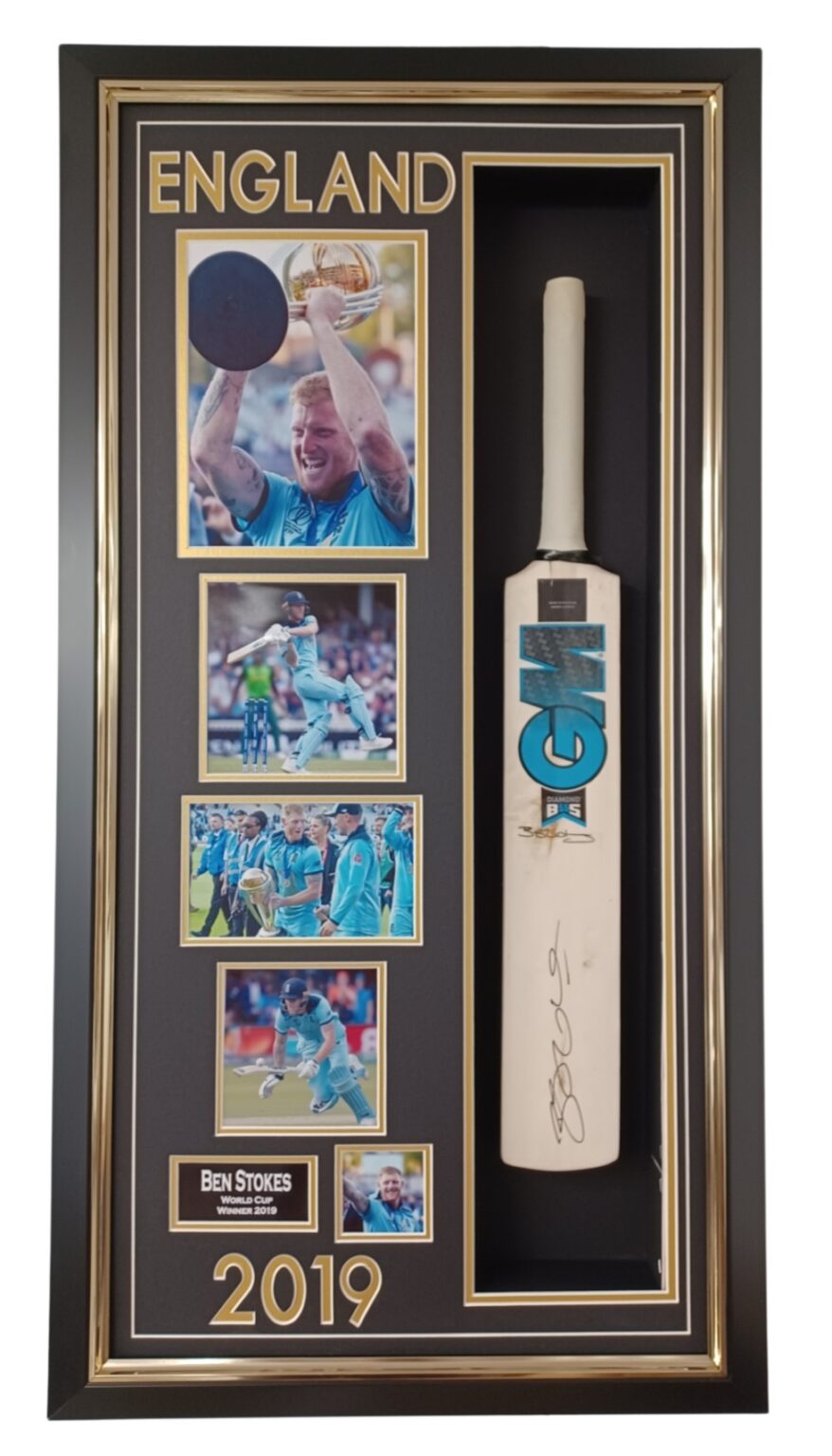 England Cricket Star Ben Stokes signed Cricket Bat – Signed Memorabila Shop