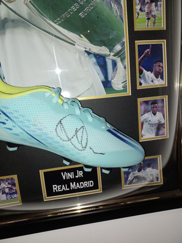 Brazil and REAL MADRID Star Vinicius Jr VINI JR Signed Football Boot ...