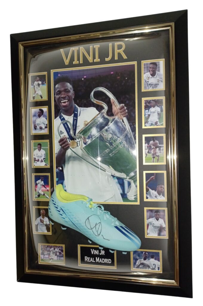 Brazil and REAL MADRID Star Vinicius Jr VINI JR Signed Football Boot ...