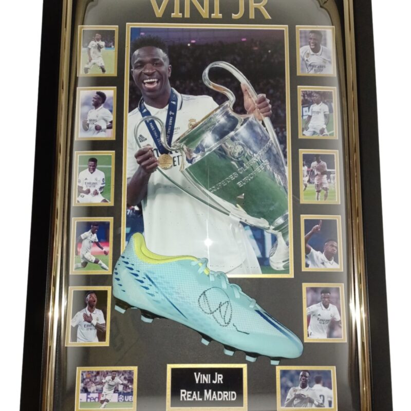 Brazil and REAL MADRID Star Vinicius Jr VINI JR Signed Football Boot ...