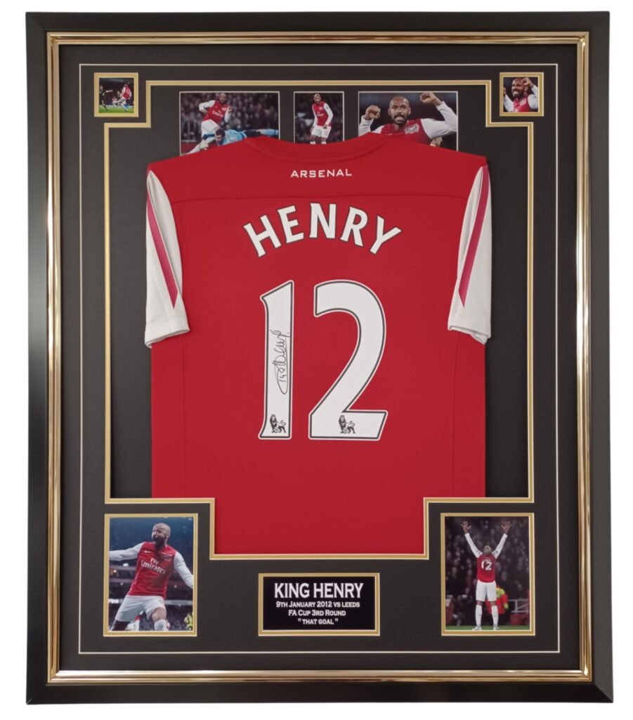 Thierry Henry Signed Shirt Jersey THE HOMECOMING – Signed Memorabila Shop