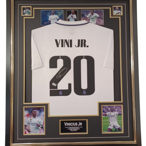 REAL MADRID Star Vinicius Jr VINI JR Signed Shirt – Signed Memorabila Shop