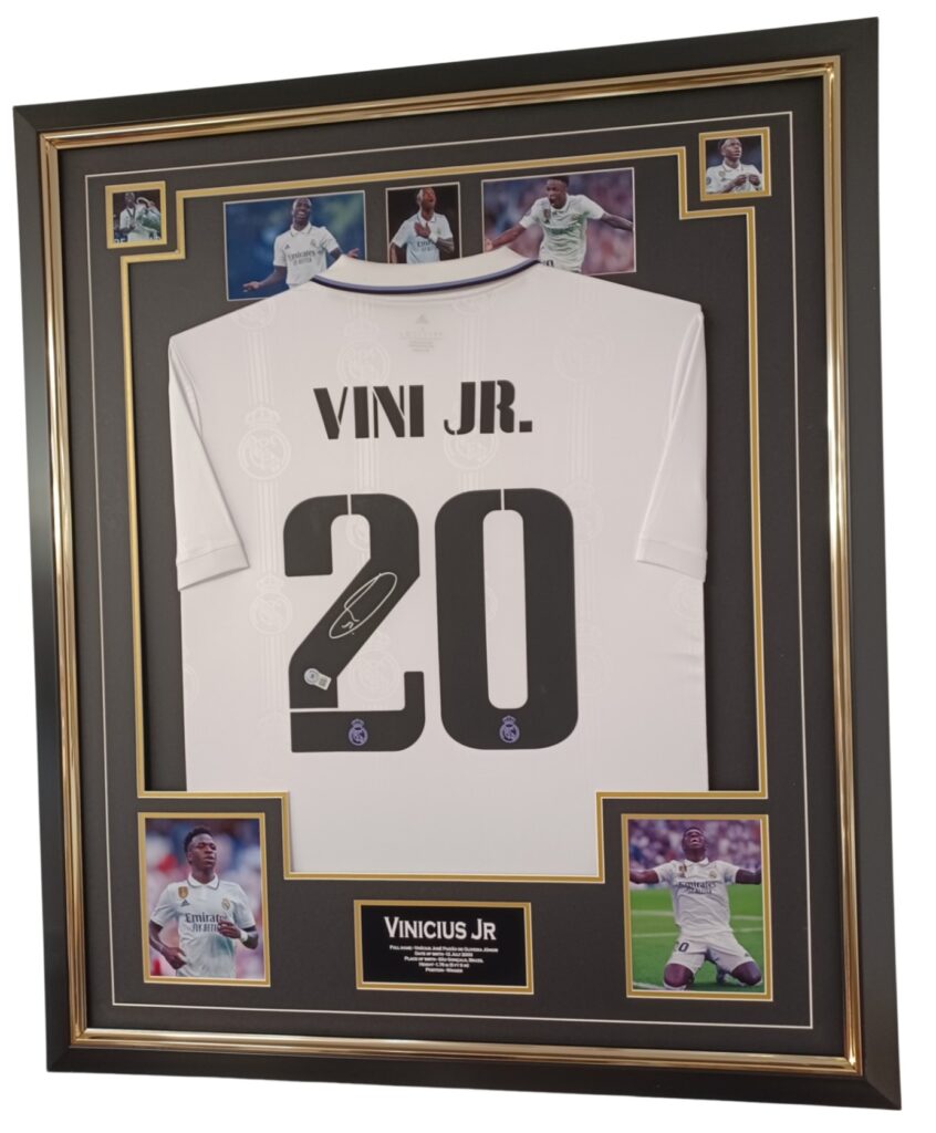 REAL MADRID Star Vinicius Jr VINI JR Signed Shirt – Signed Memorabila Shop