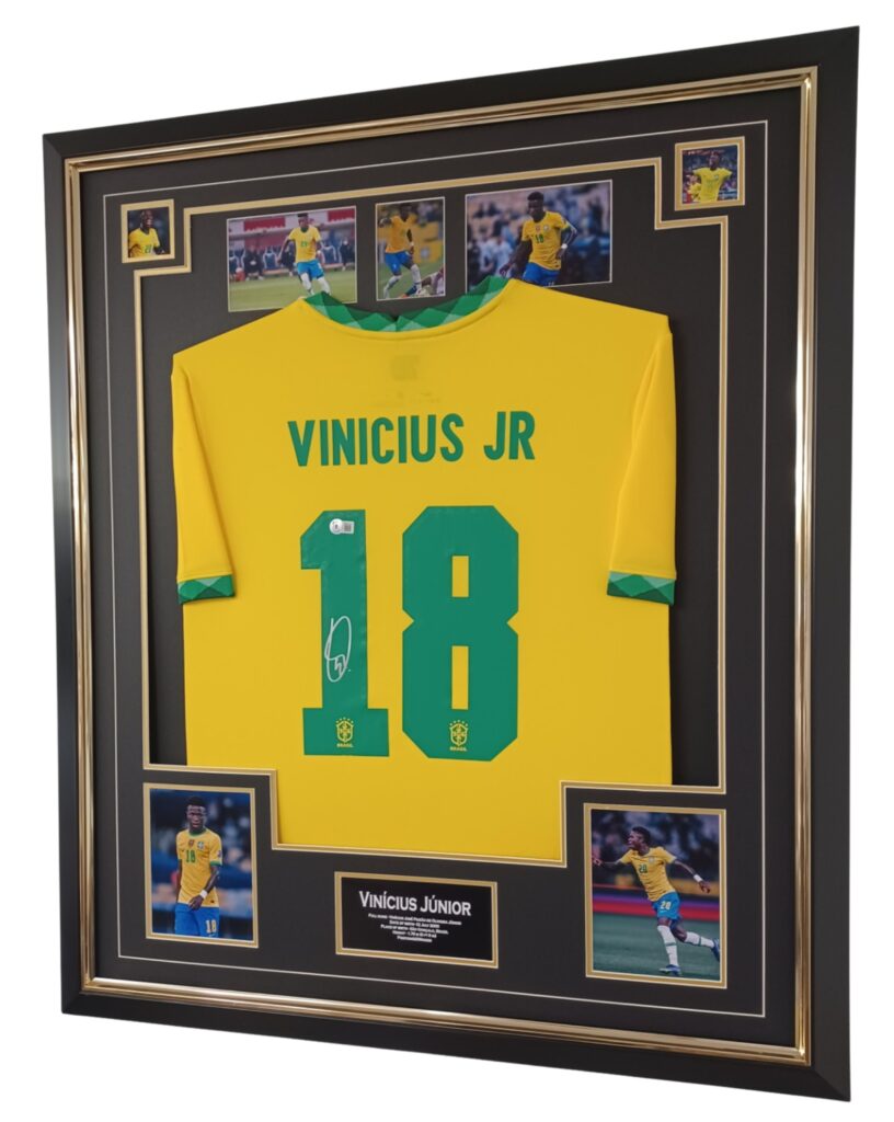 Brazil Brasil Star Vinicius Jr VINI JR Signed Shirt with Beckett ...