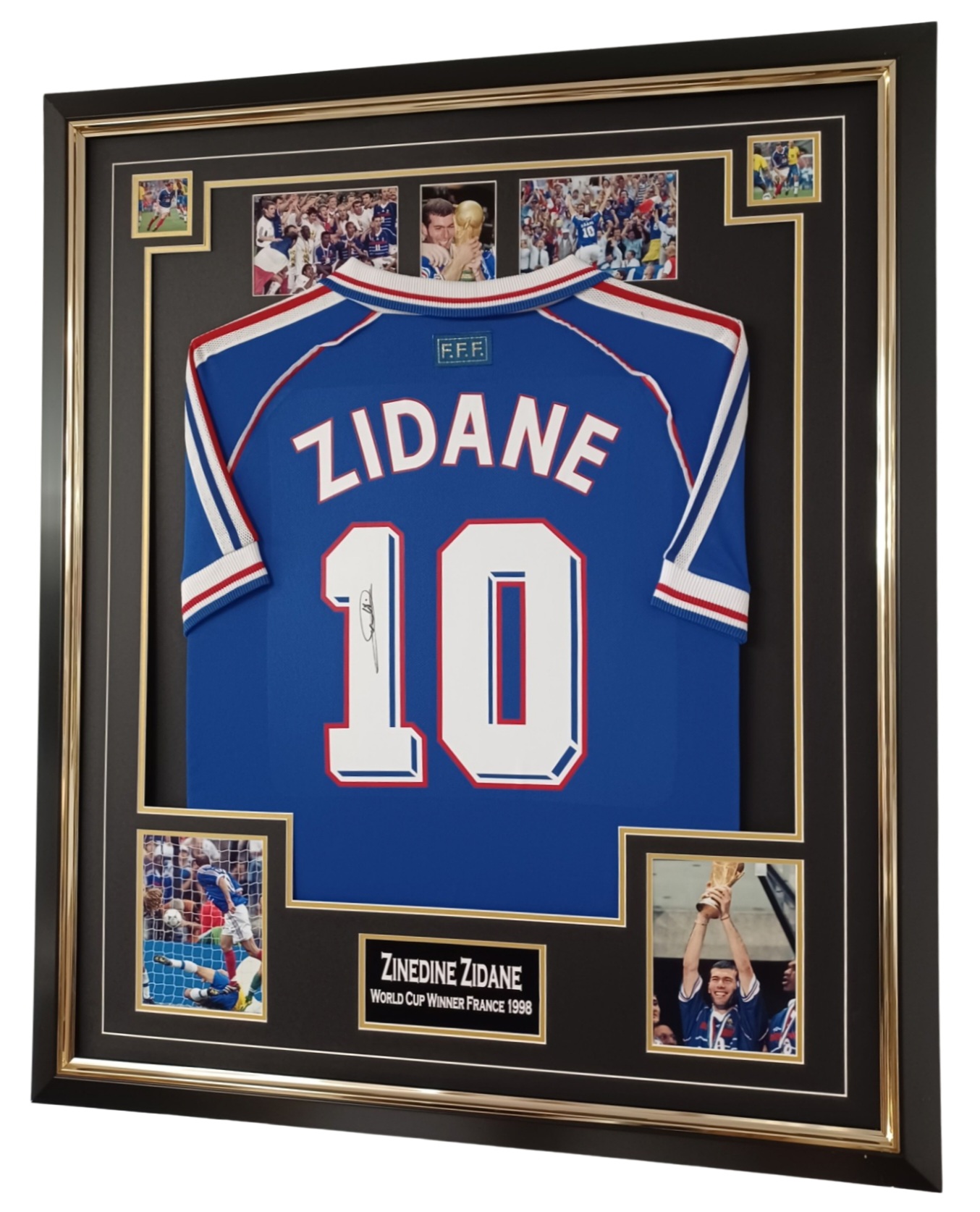 Zinedine Zidane of France Signed Shirt 1998 | Signed Memorabila Shop ...