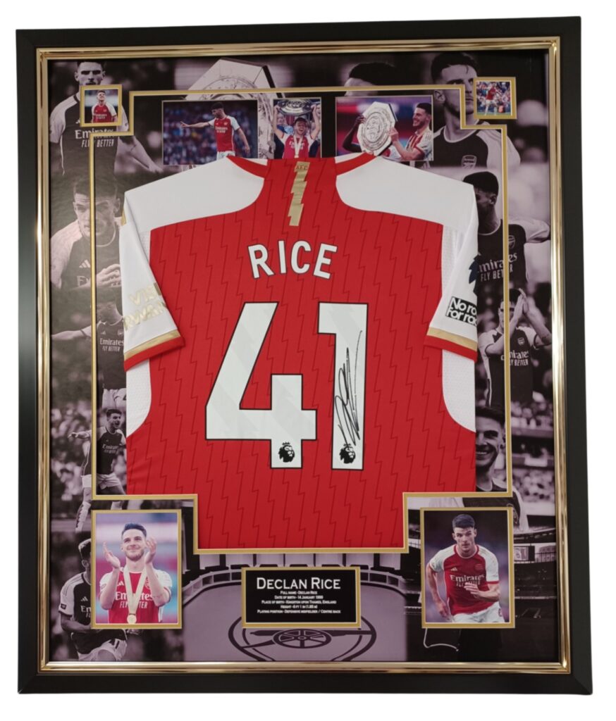 Declan Rice Signed Shirt | Signed Memorabila Shop | Shop Today