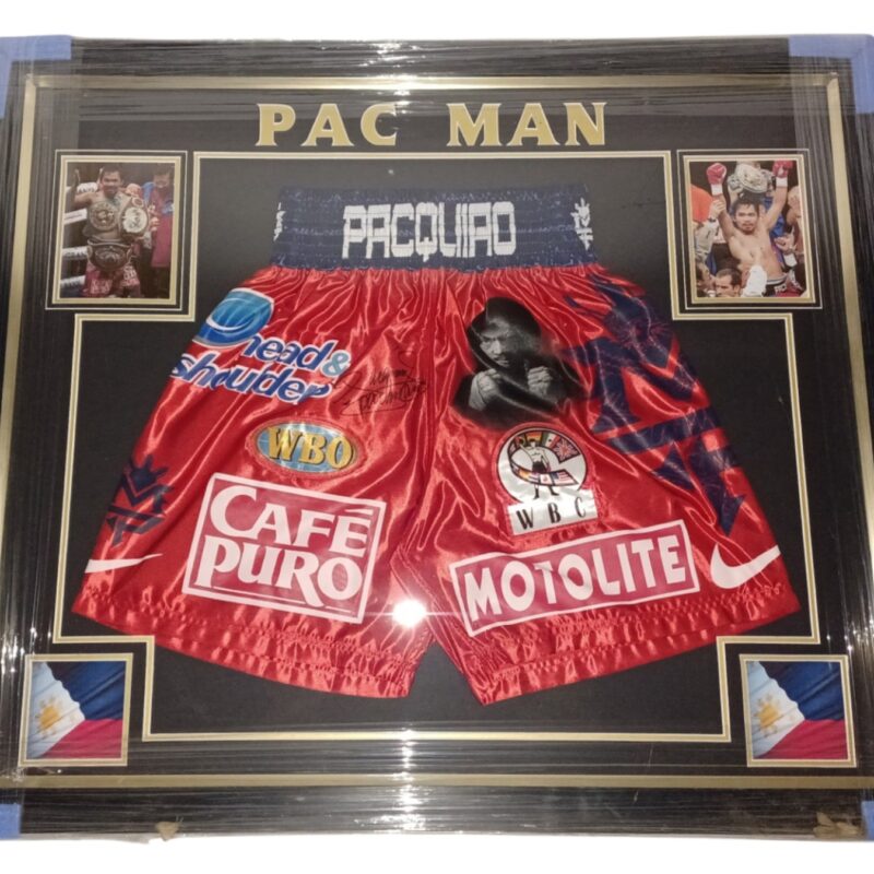 Manny Pacquiao Signed Boxing Shorts – Signed Memorabila Shop