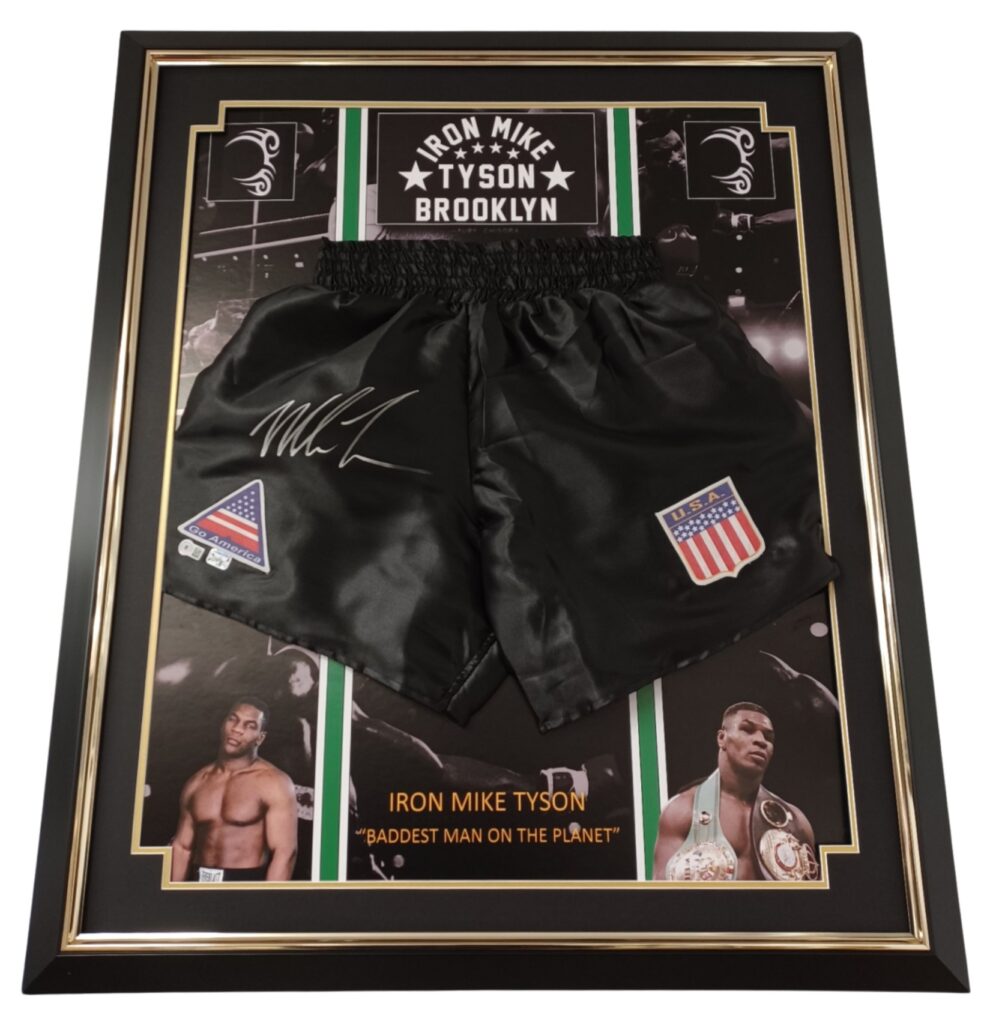 MIKE TYSON SIGNED Boxing SHORTS – Signed Memorabila Shop