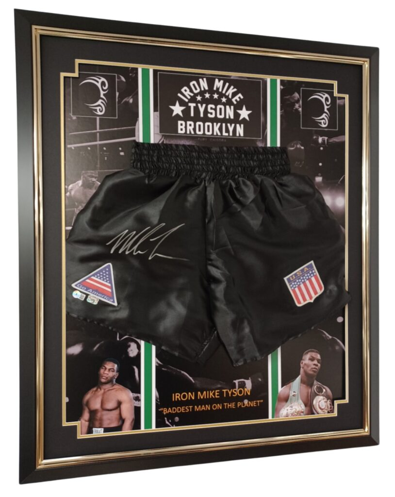 MIKE TYSON SIGNED Boxing SHORTS – Signed Memorabila Shop
