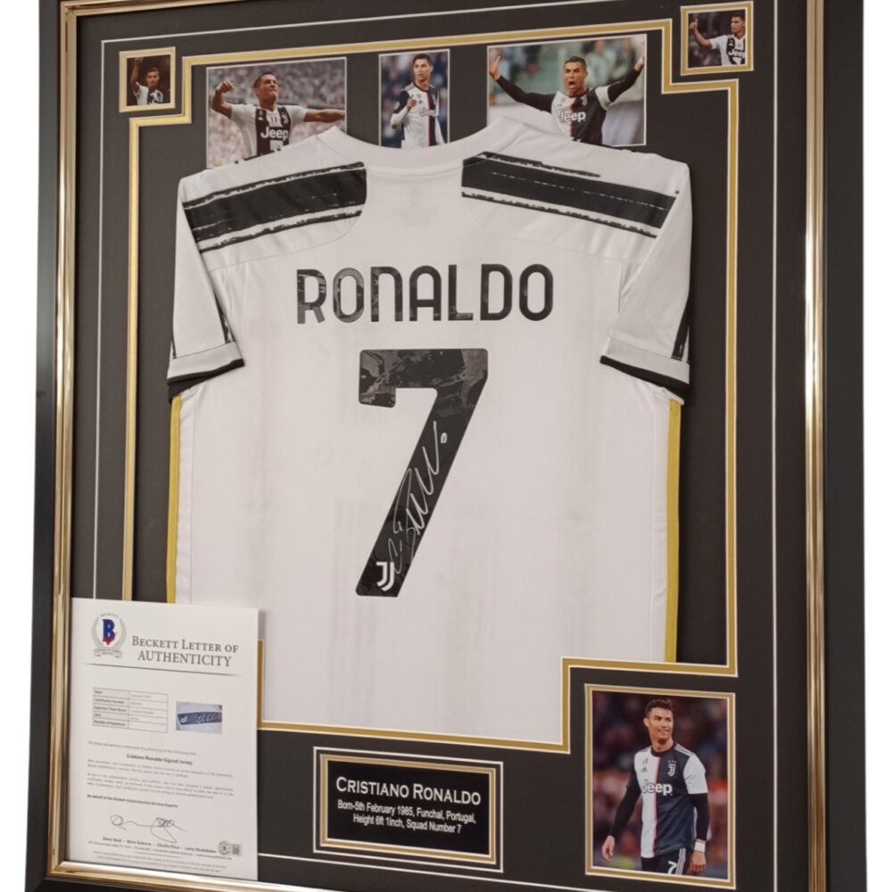 Juventus Legend Cristiano Ronaldo Signed Shirt – Signed Memorabila Shop