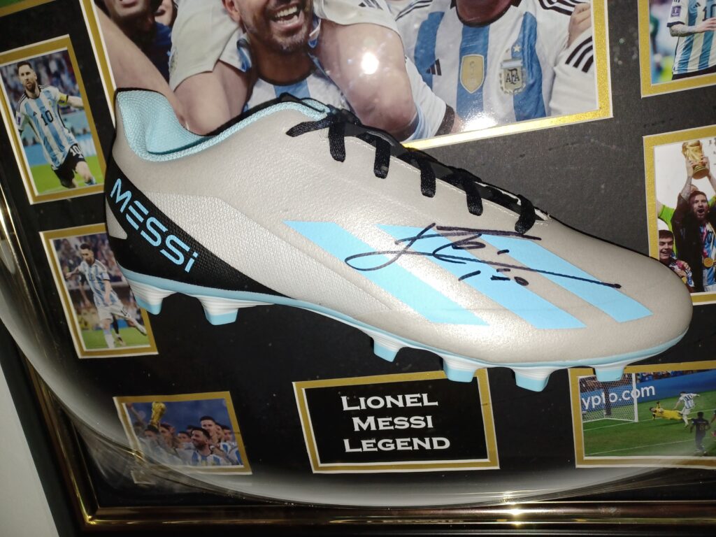 Lionel Messi of Argentina Signed Boot – Signed Memorabila Shop