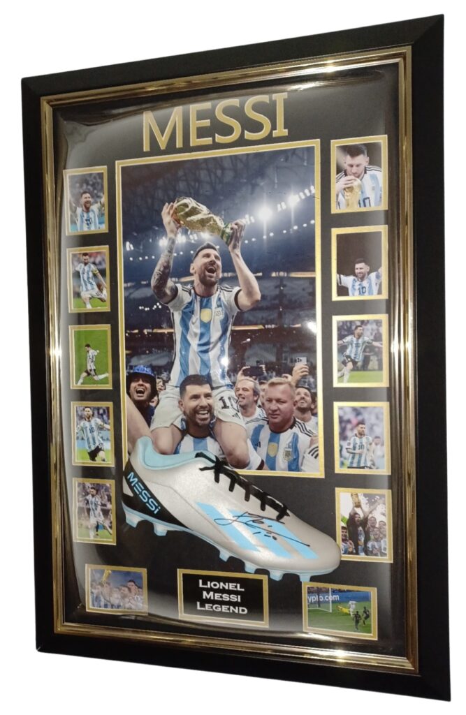 Lionel Messi of Argentina Signed Boot – Signed Memorabila Shop