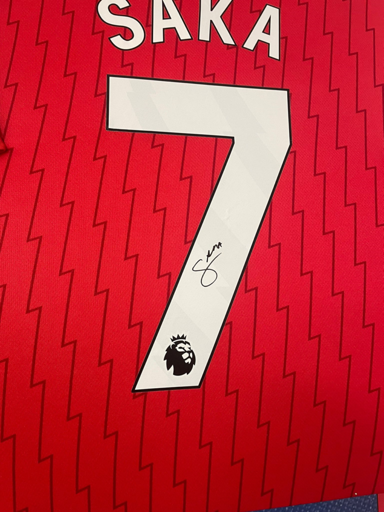 Star BUKAYO SAKA SIGNED SHIRT – Signed Memorabila Shop