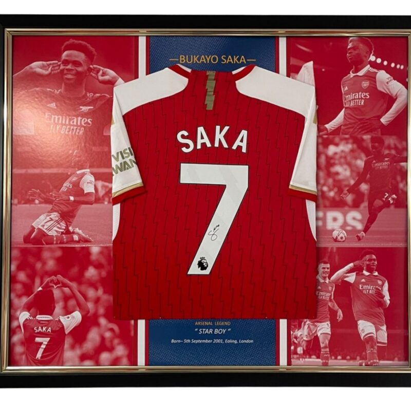 Star BUKAYO SAKA SIGNED SHIRT – Signed Memorabila Shop