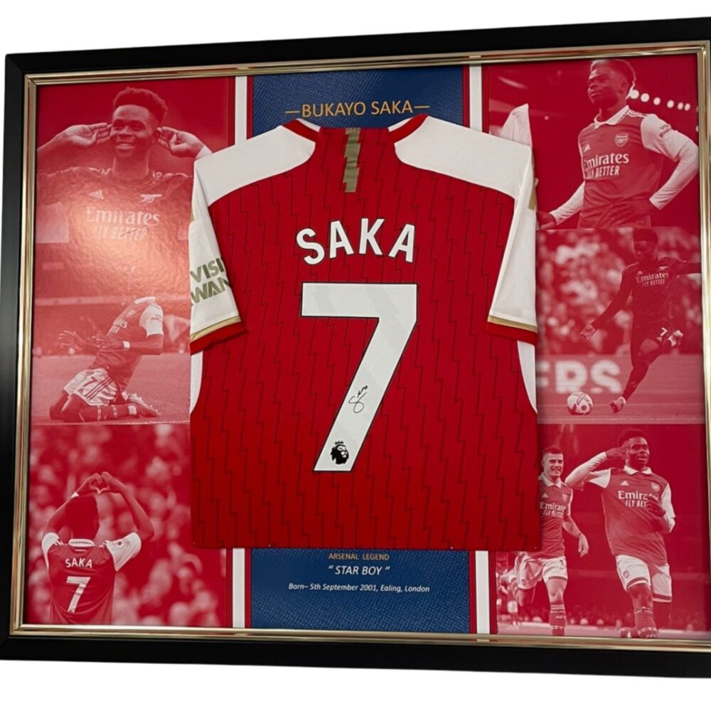 Star BUKAYO SAKA SIGNED SHIRT – Signed Memorabila Shop
