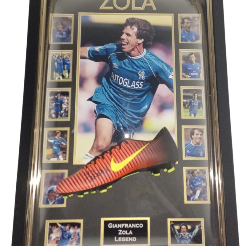 Gianfranco Zola Signed Football Boot – Signed Memorabila Shop